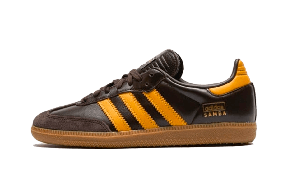 Adidas Samba OG Dark Brown Yellow (IG6174) - SneakerAsk