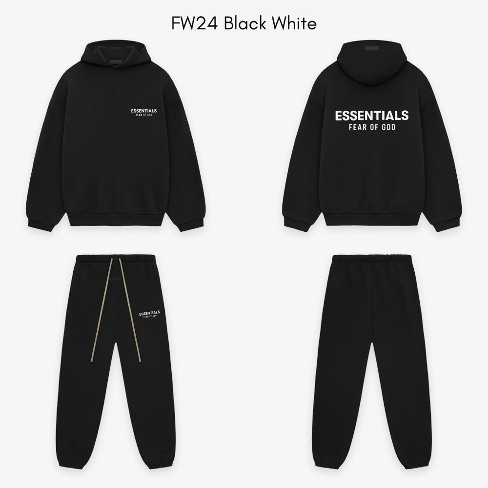 Fear of God Essentials FW24 Black White Full set | SneakerAsk