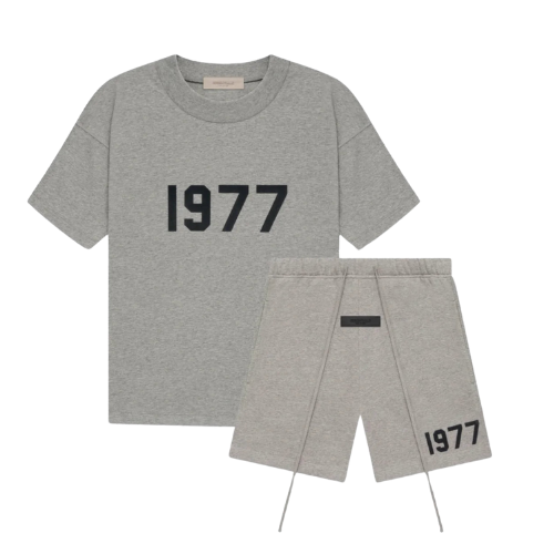 Fear of God Essentials 1977 Dark Oatmeal Summer Set | SneakerAsk