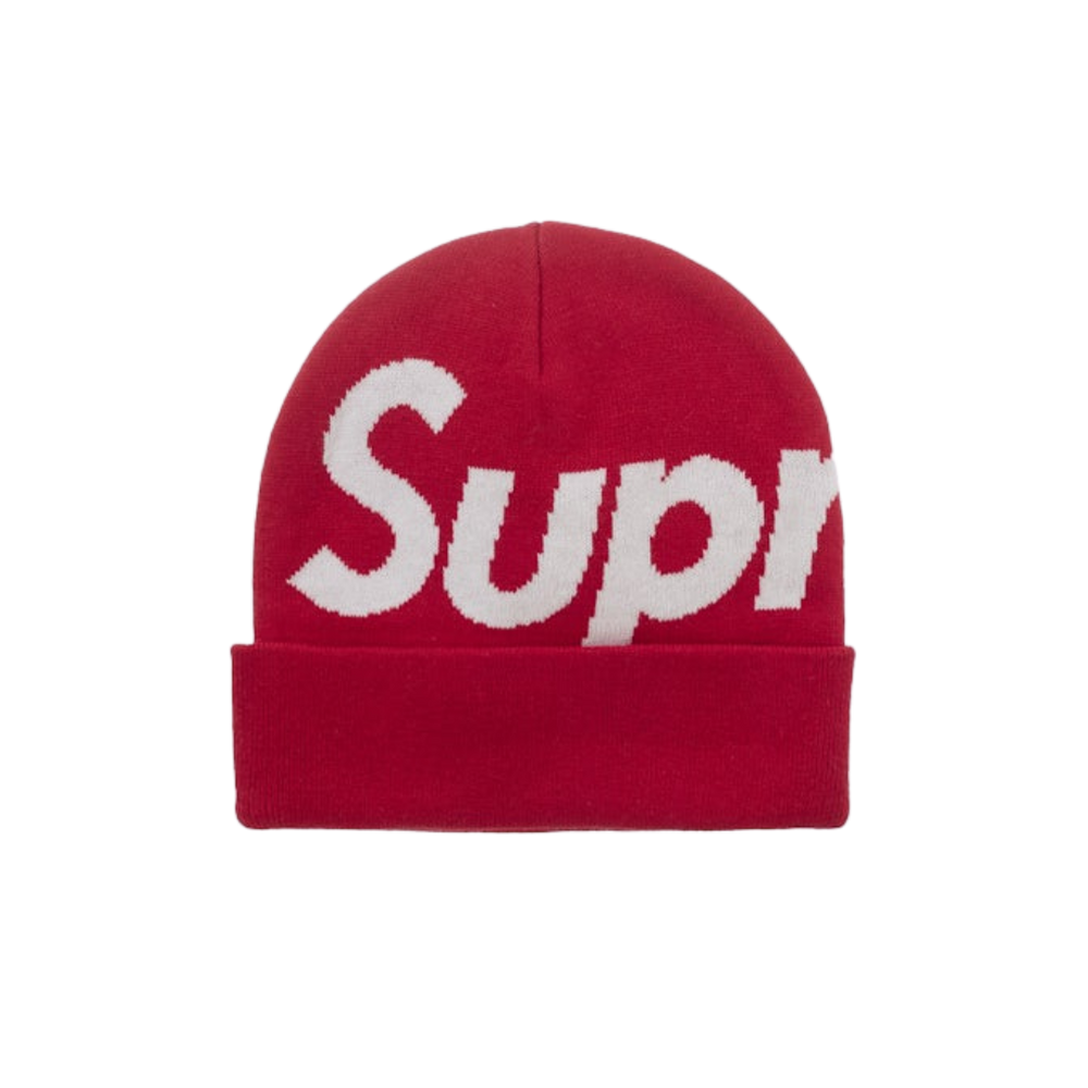Supreme Big Logo Beanie (FW25) Red